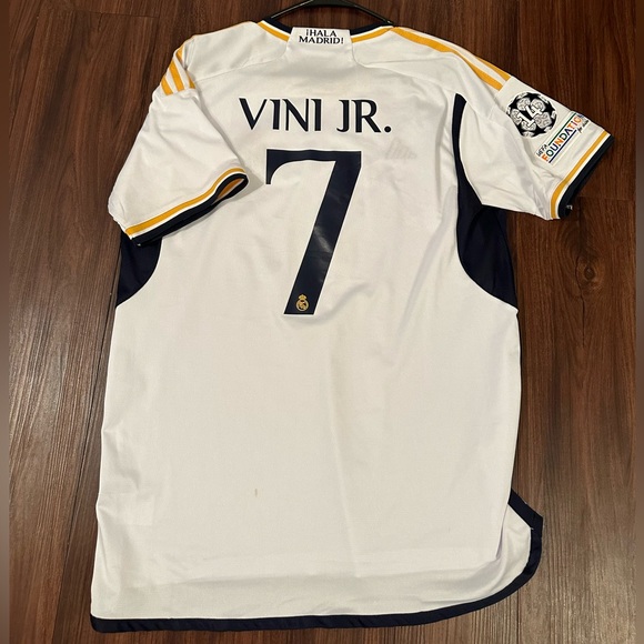 adidas | Shirts | Vini Jr 7 Real Madrid Home Kit Fan Edition W ...